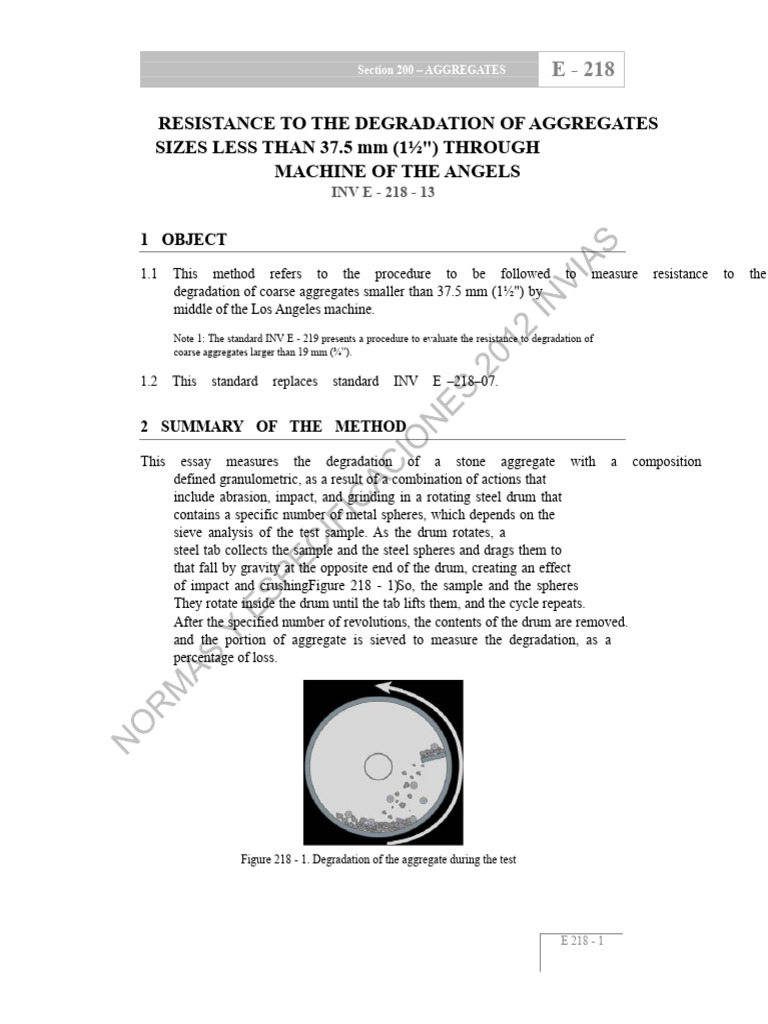Aggregate Degradation Test Method | PDF | Grinding (Abrasive Cutting ...