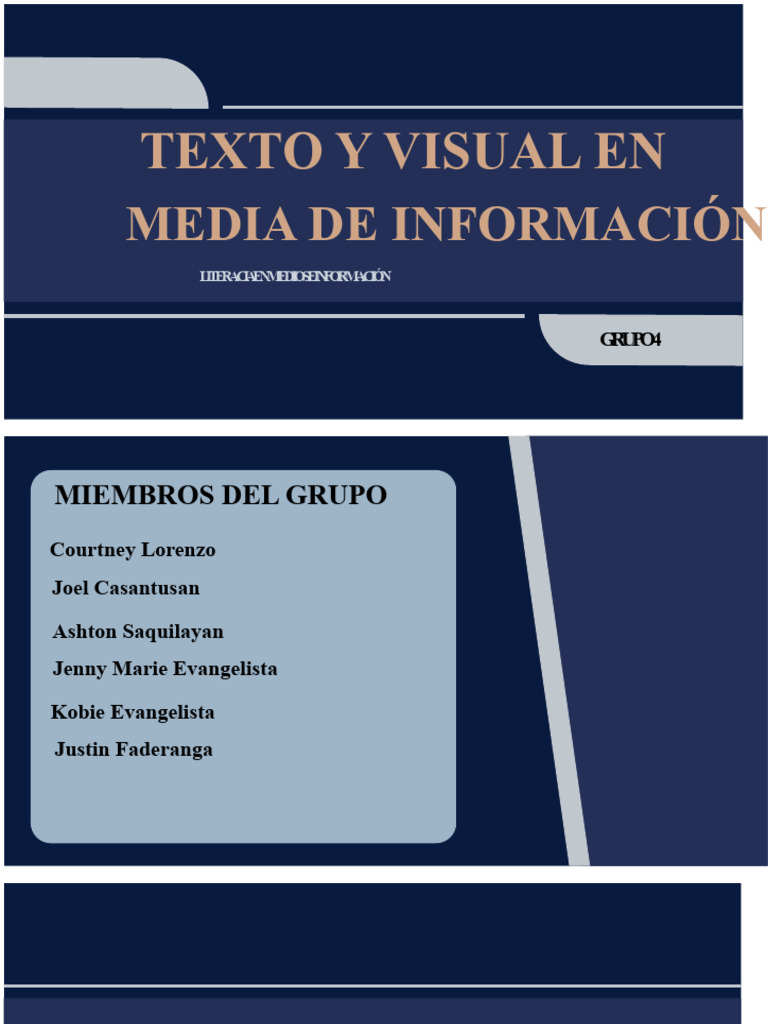 Texto y Visual en Medios de Información | PDF | Infografia | Serif
