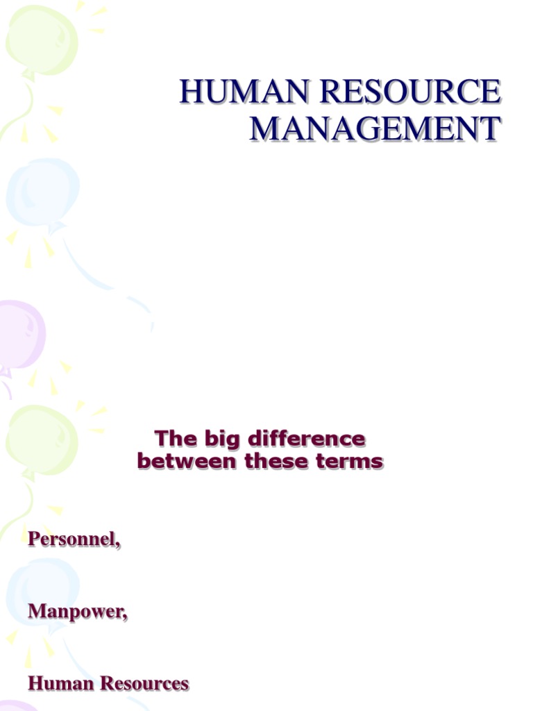 Hrm Slides Pdf Employment Performance Appraisal