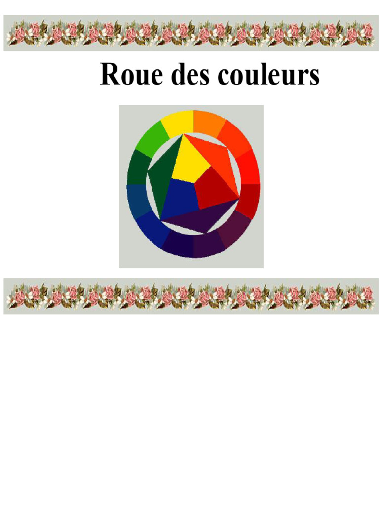 Guide complet sur la roue des couleurs | PDF | Couleur | Rouge