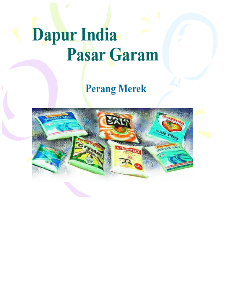 Perang Merek Garam di India | PDF