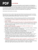 Clasificación de Tipos de Personajes | PDF