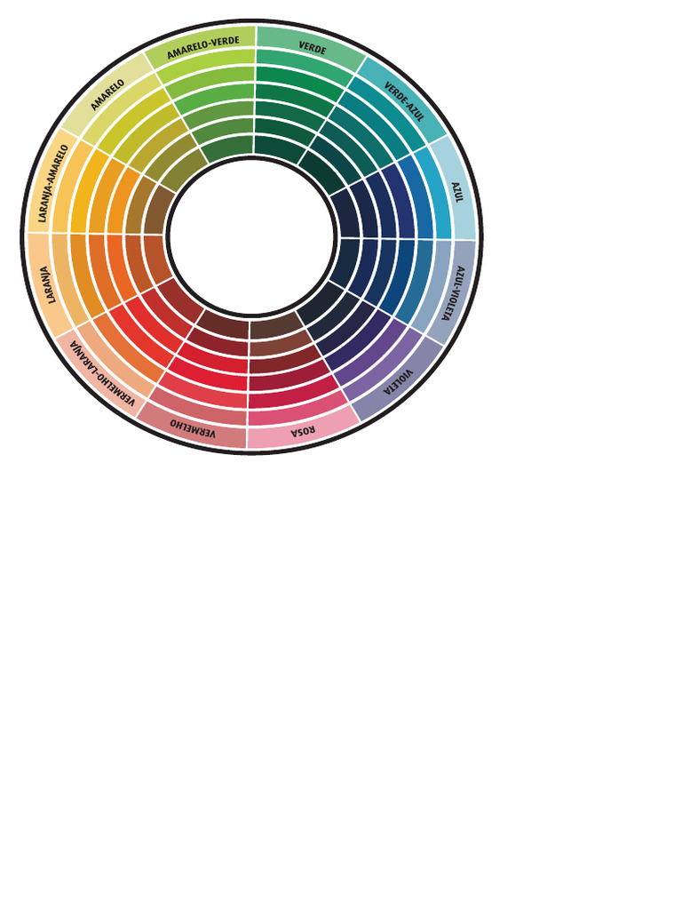 Círculo Cromático - 15cm - COLOR VETOR | PDF