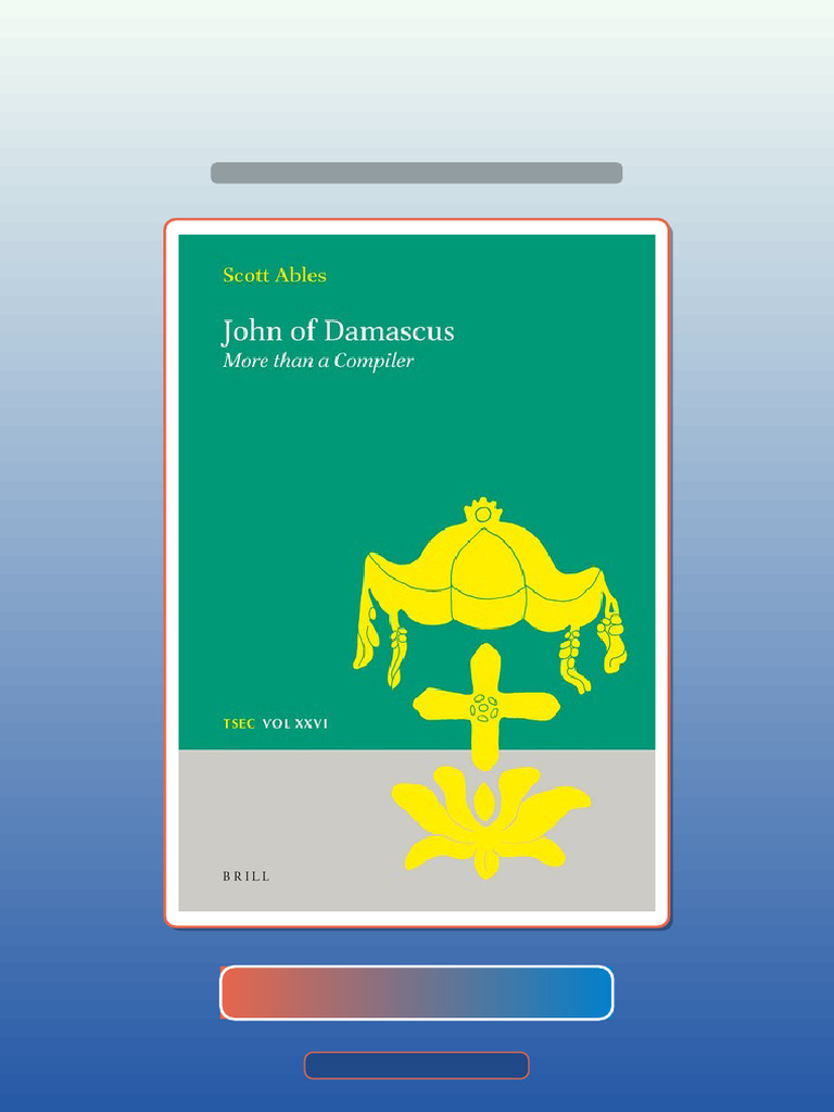 Test Bank of John of Damascus More Than A Compiler Scott Ables | PDF ...