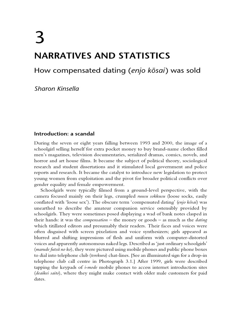 Compensated Dating in Japan: A Scandal | PDF | Prostitution | Feminism