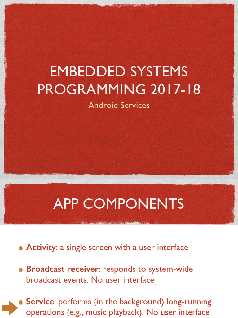 Android Services | PDF | Class (Computer Programming) | Interface (Computing)