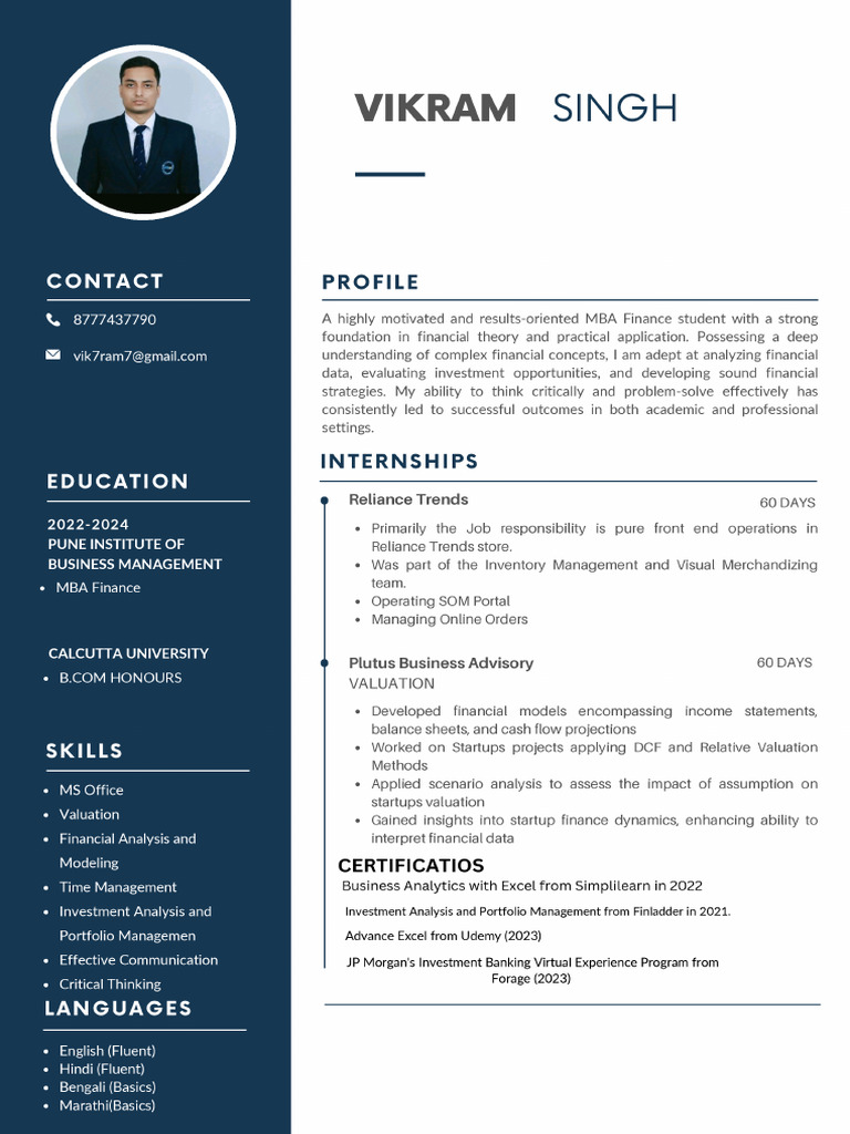 VIKRAM Resume | PDF