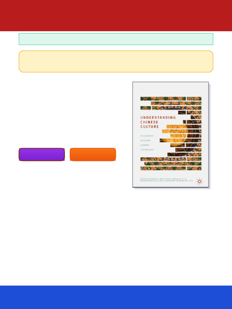 Understanding Chinese Culture Guobin Xu Ebook Fully Hyperlinked Ebook ...