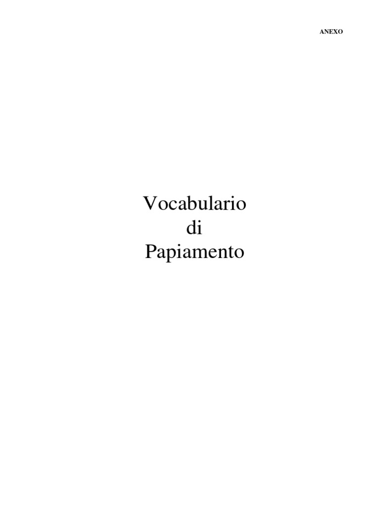 Paw 2009 Vocabulario Di Papiamento | PDF