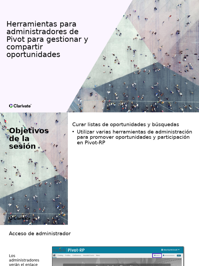 RM Pivot-RP Herramientas para Administradores de Pivot para Gestionar y ...