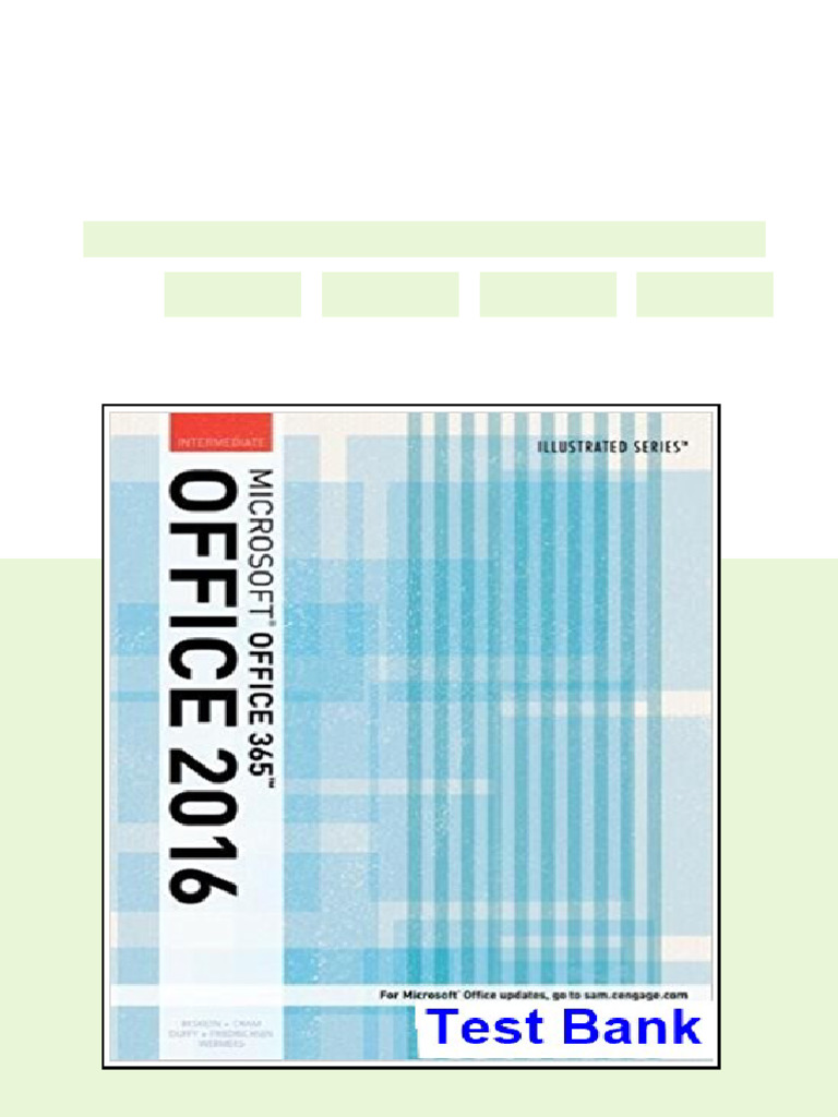 Illustrated Microsoft Office 365 and Office 2016 Intermediate 1st ...