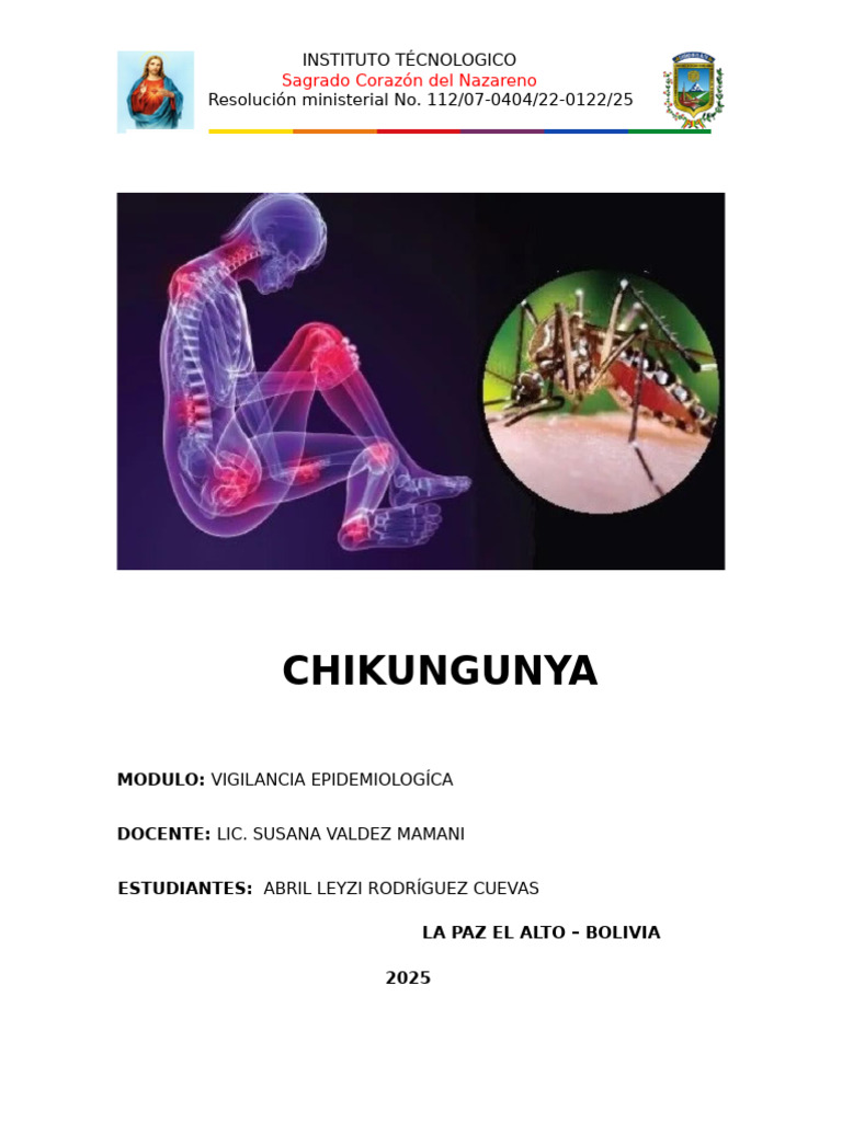 Chikungunya: Vigilancia Epidemiológica en Bolivia | PDF | Virus ...