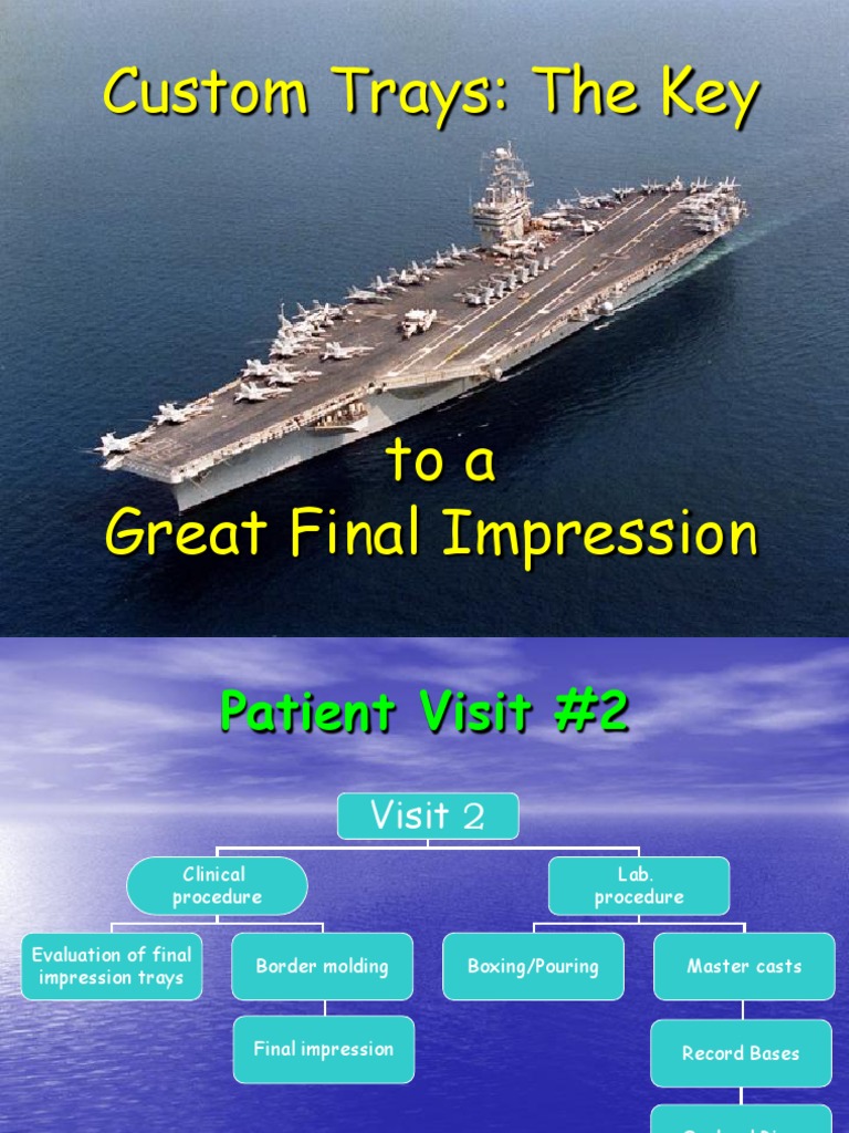 Custom Trays: The Key | PDF | Anatomical Terms Of Location | Dentures