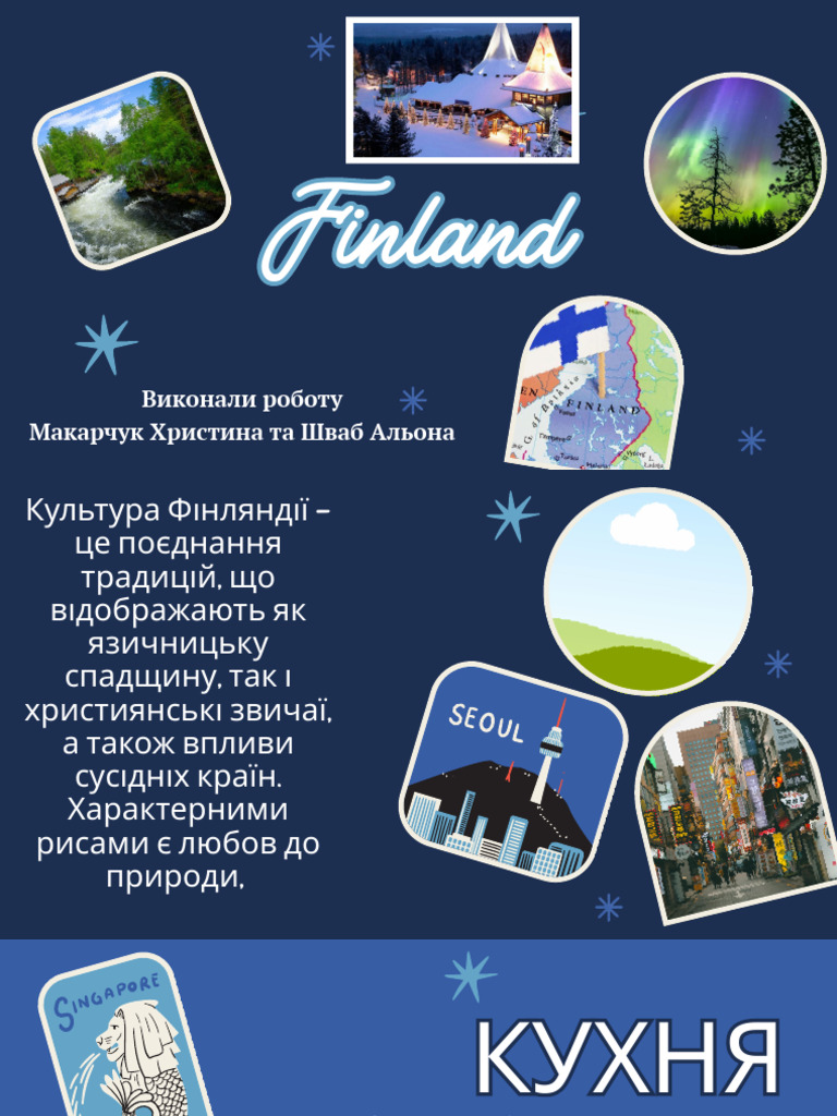 Blue and White Illustrated Playful Creative Asia Countries Travel Photo ...