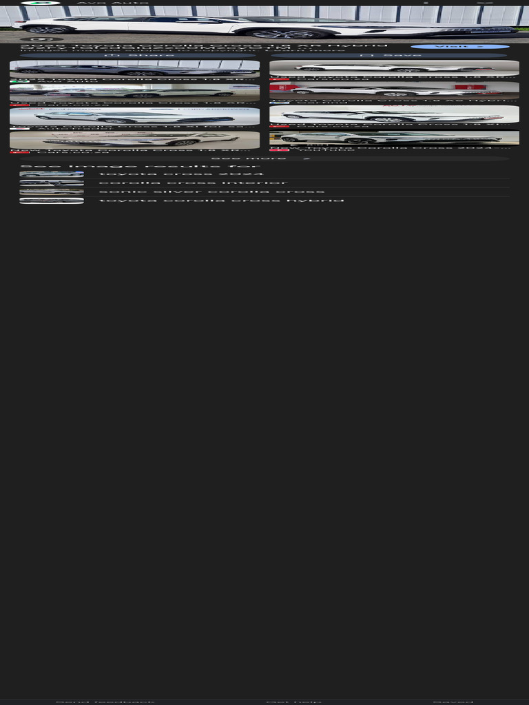 White Xr Toyota Cross 2025 - Google Search | PDF | Toyota | Hybrid Electric Vehicle