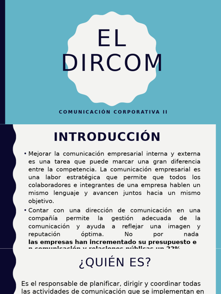 Funciones y habilidades del Dircom | PDF | Business | Economias