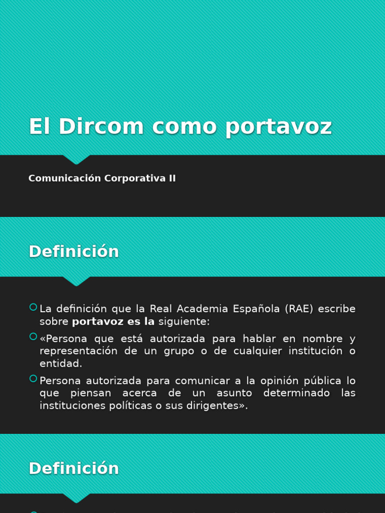 El Dircom Como Portavoz | PDF | Temor