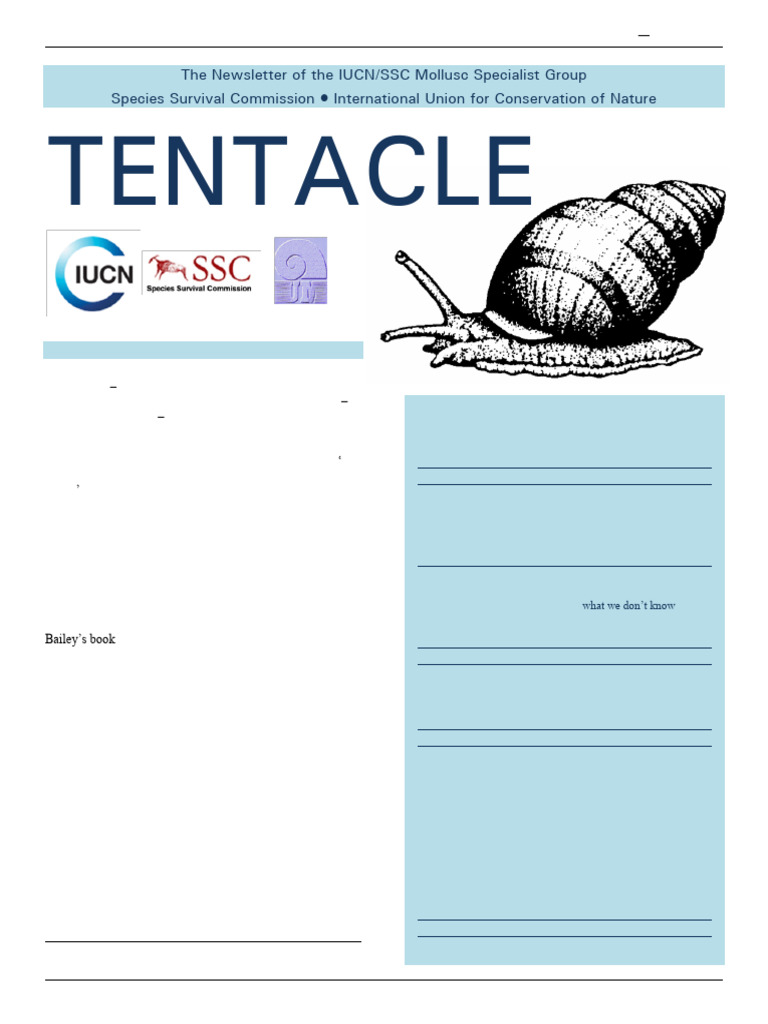 South American Mollusc Conservation Insights | PDF | Mollusca ...