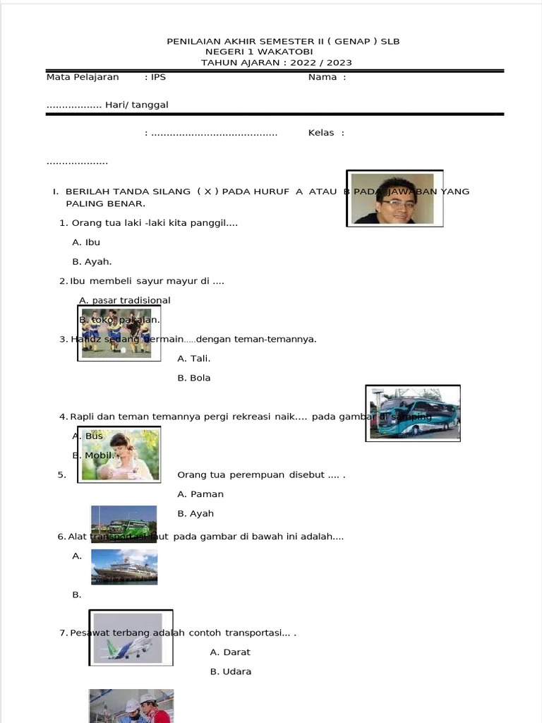 Soal Ips Kelas 6 | PDF