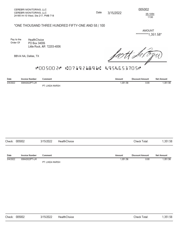 Cer - Void - CK 5002 Healthchoice 03042022pt-Lm $1351.58 | PDF
