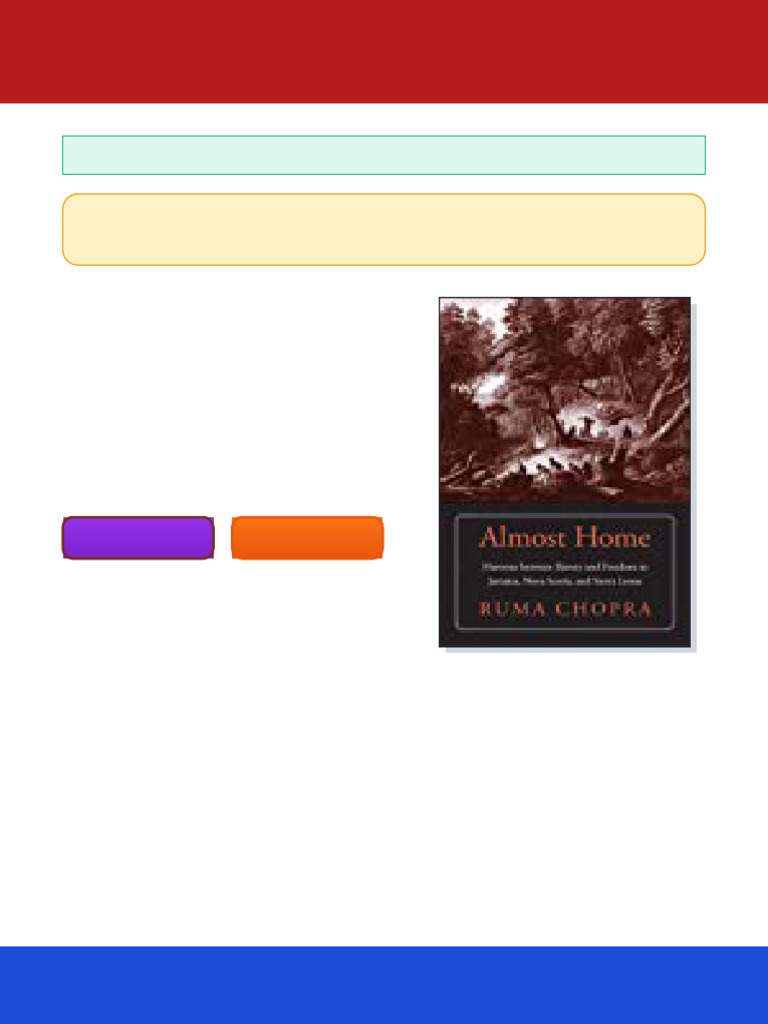 Almost Home Maroons between Slavery and Freedom in Jamaica Nova Scotia ...