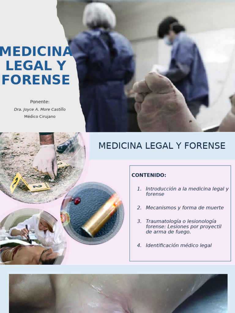 Medicina Legal y Forense: Fundamentos y Aplicaciones | PDF ...