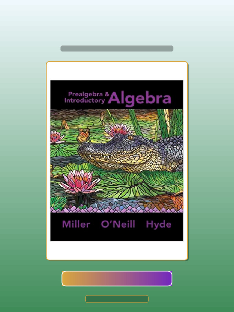 Test Bank for Prealgebra and Introductory Algebra 1st Edition | PDF ...