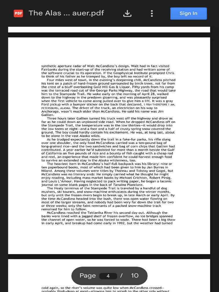 The Alaska Interior-Jon Krakauer.pdf - Google Drive 3 | PDF
