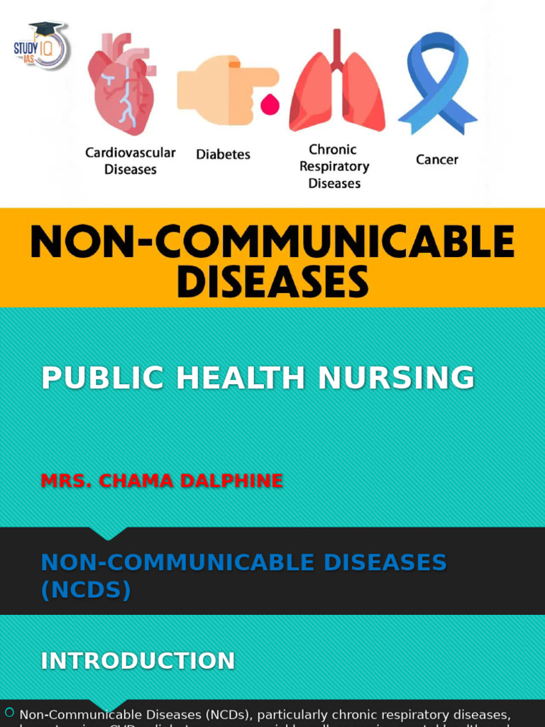 Non Communicable Diseases - Mrs Chama Dalphine | PDF | Non Communicable ...