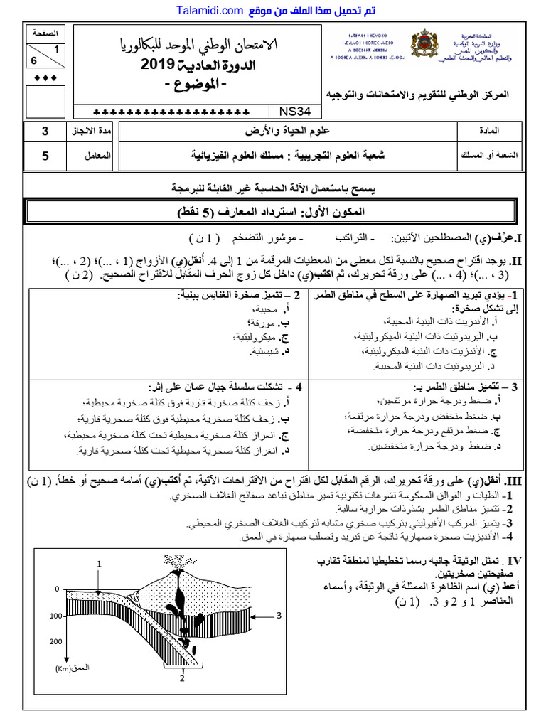 Alom Alhiaa Oalardh Alom Fiziaiia 2019 Aldora Alaadia Almodhoa | PDF