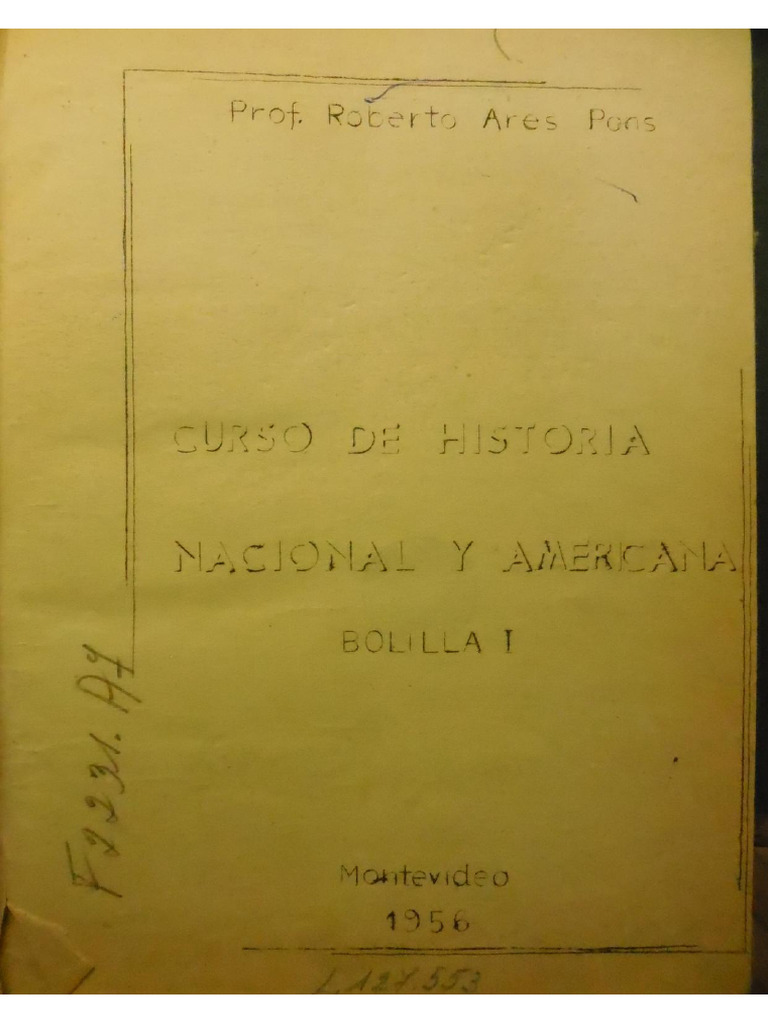 Ares Pons, Curso de Historia | PDF