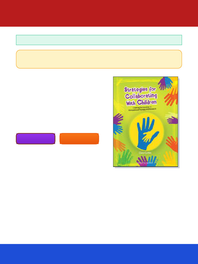 Strategies for Collaborating with Children Creating Partnerships in ...