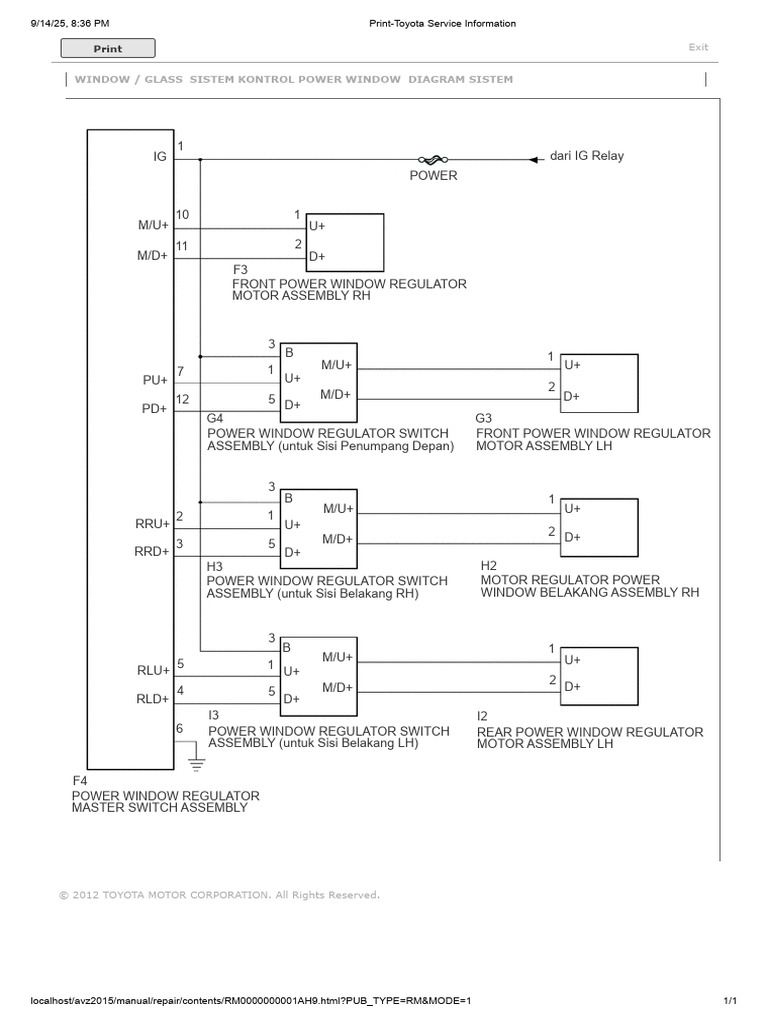 Power Window | PDF | Motor Vehicle | Automotive Industry