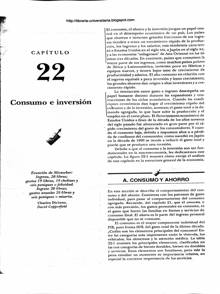 Samuelson p. Nothhouse (2006) Economía Capitulo 22 y 24 | PDF