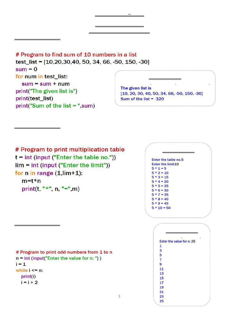 STD 9 AI Term 2 Practical Programs 23-24 | PDF