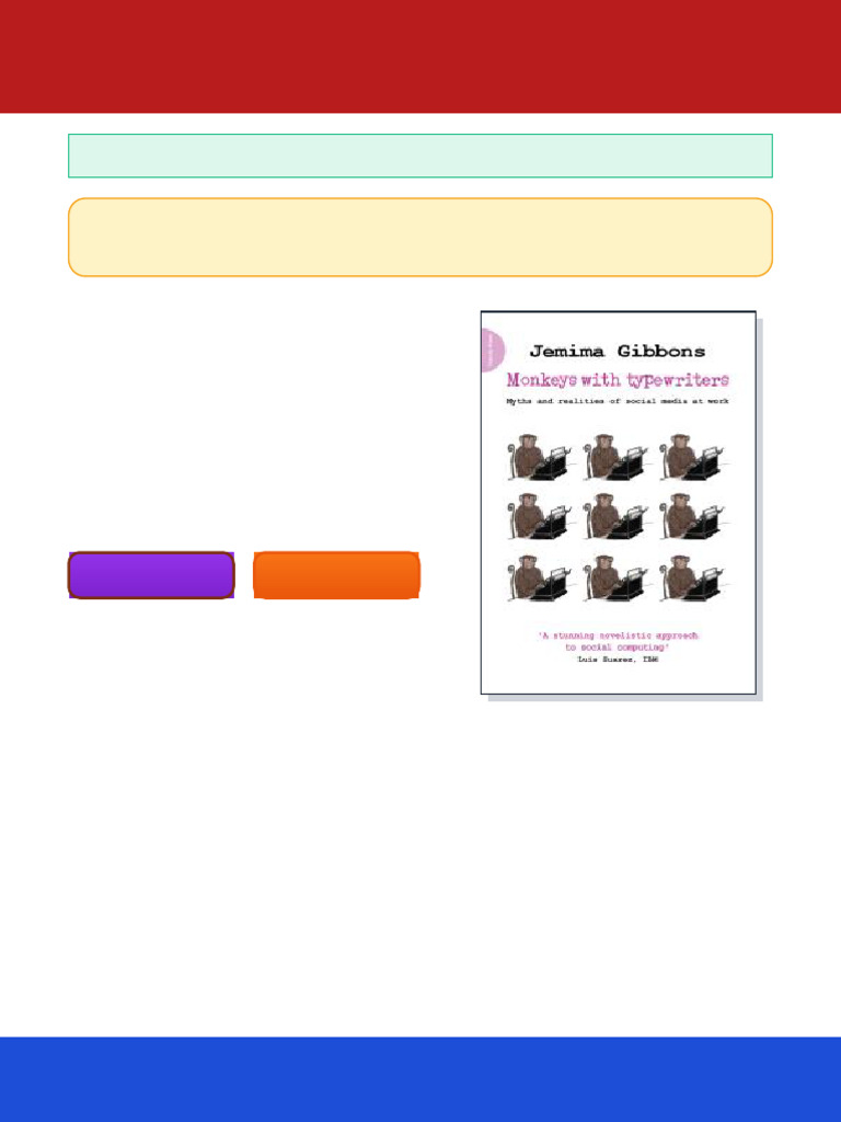 Monkeys with Typewriters Myths and Realities of Social Media at Work ...