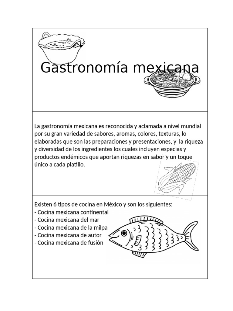 Gastronomía Mexicana | PDF
