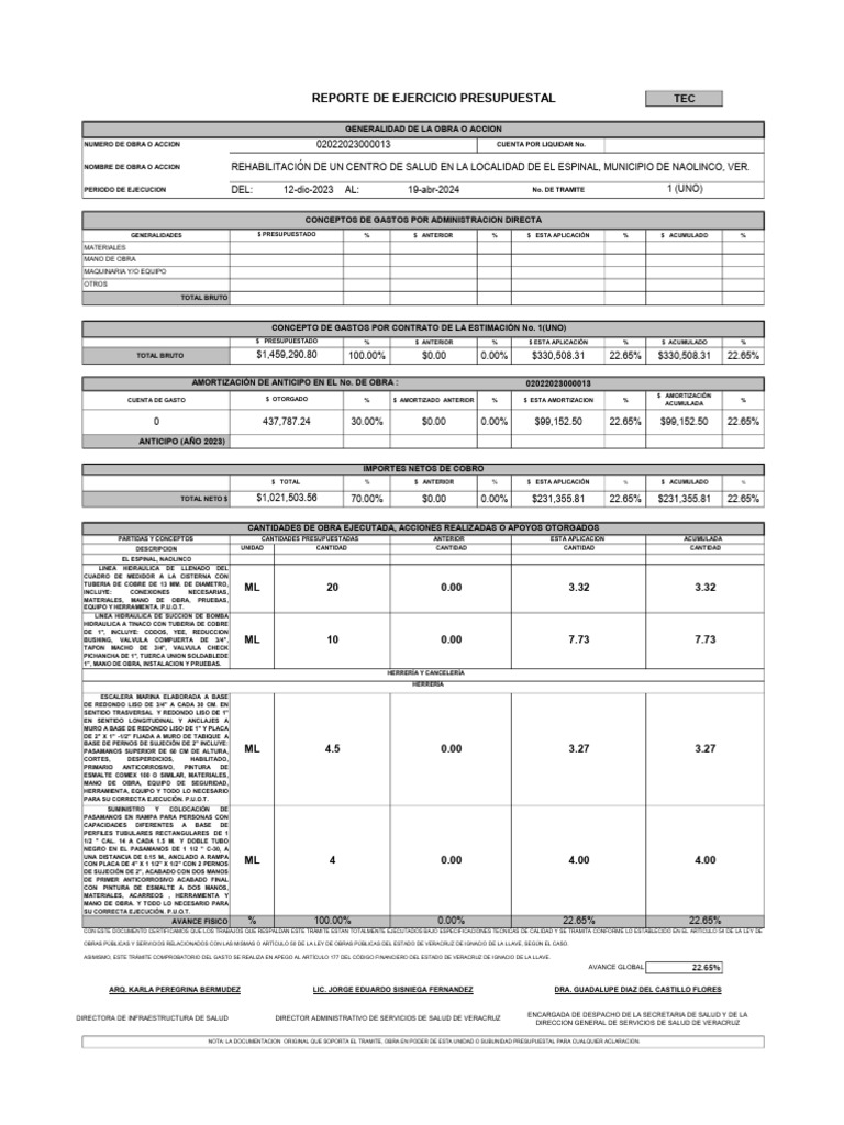 Obra Ejecutada 4 | PDF | Ingeniería mecánica