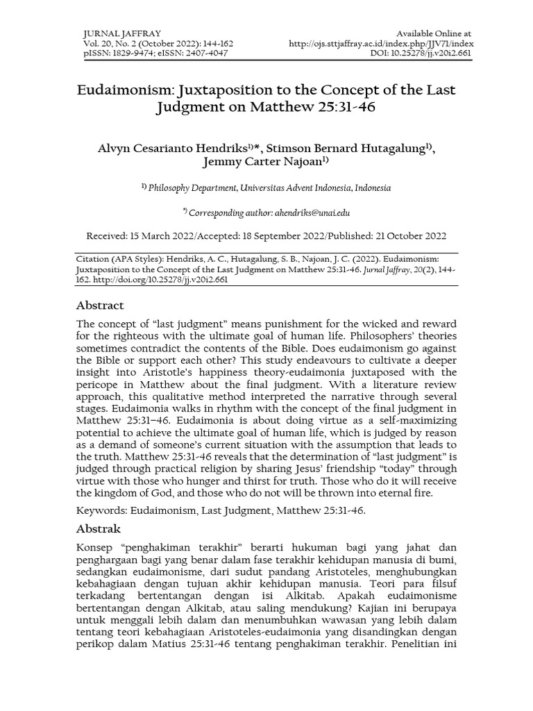Eudaimonism | PDF | Virtue | Happiness