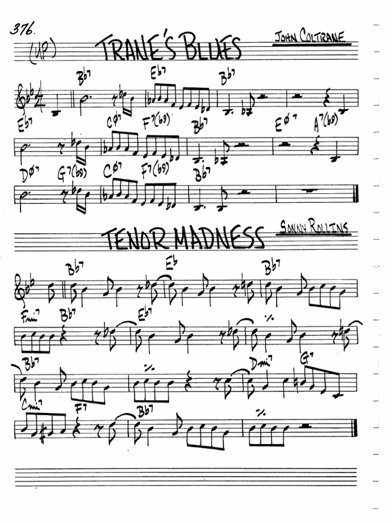 Tenor Madness | PDF