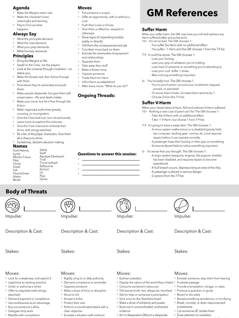 GM Refs 1.0 | PDF