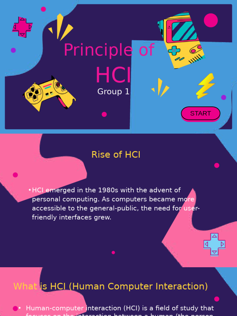 Principles and Types of HCI | PDF | Human–Computer Interaction | User ...