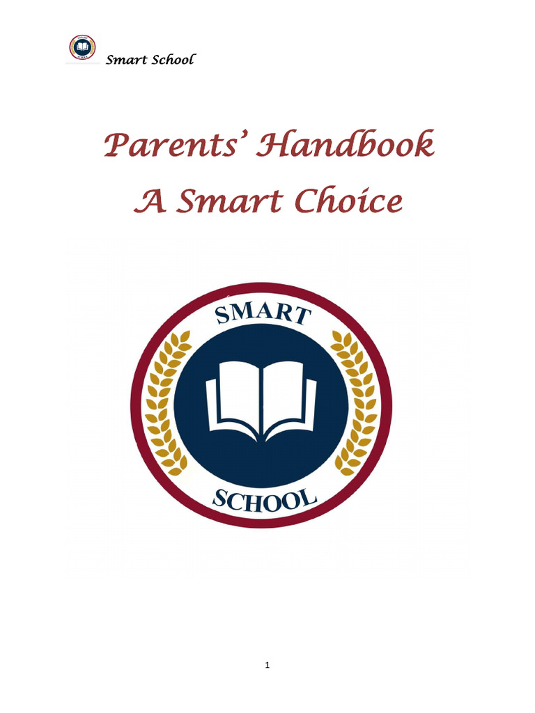 Smart School Parents' Handbook 2023 | PDF | Homework | Schools