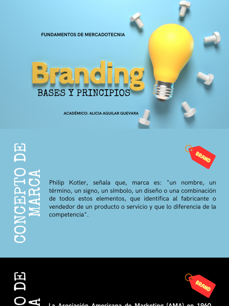 Branding, Bases y Principios | PDF | Marca | Marketing