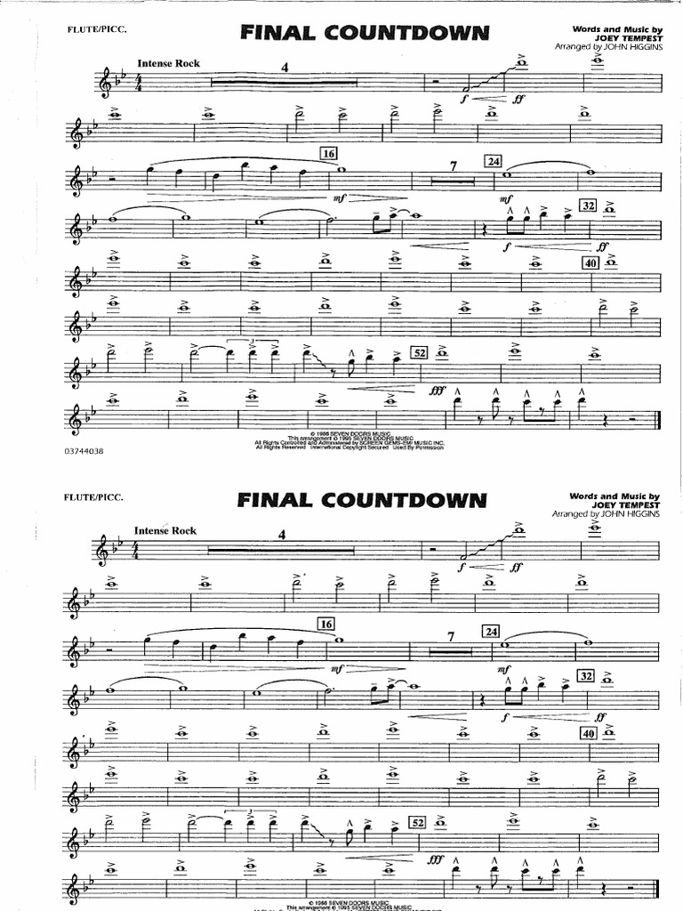 Final Countdown | PDF
