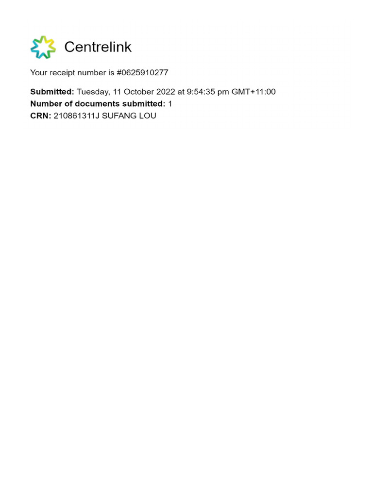 Claim Receipt | PDF
