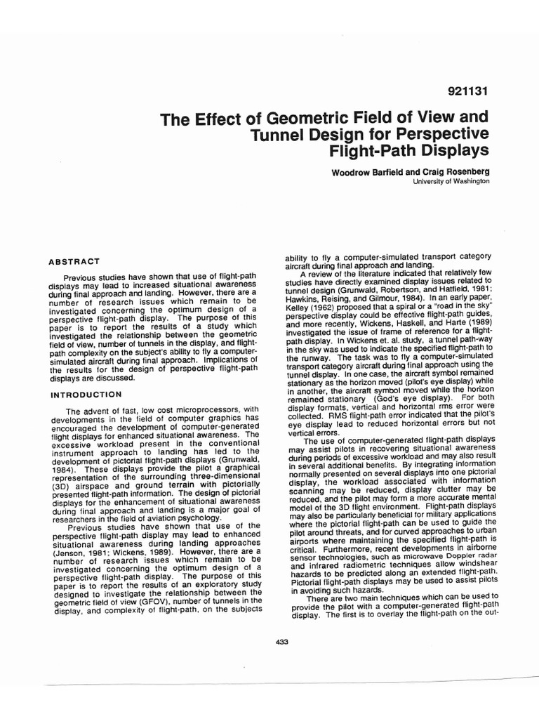 The Effect of Geometric Field | PDF