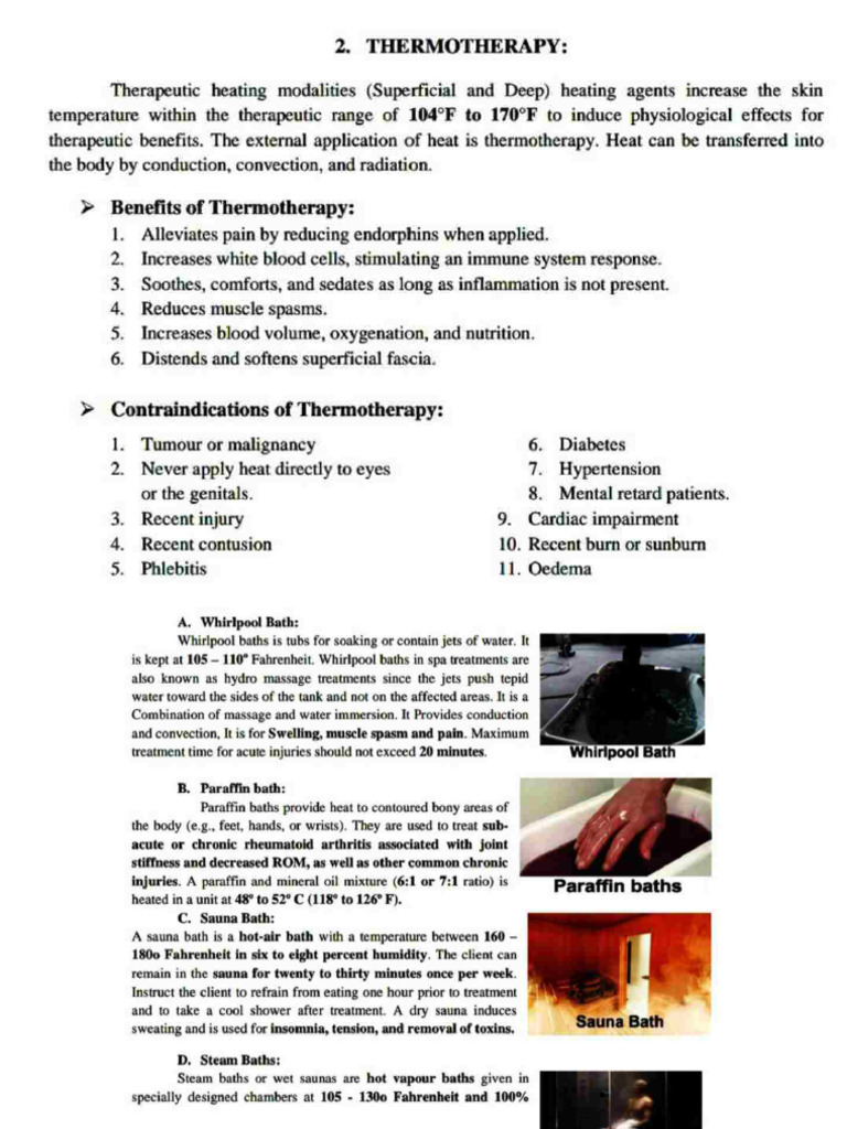 Superficial Thermotherapy Eng | PDF