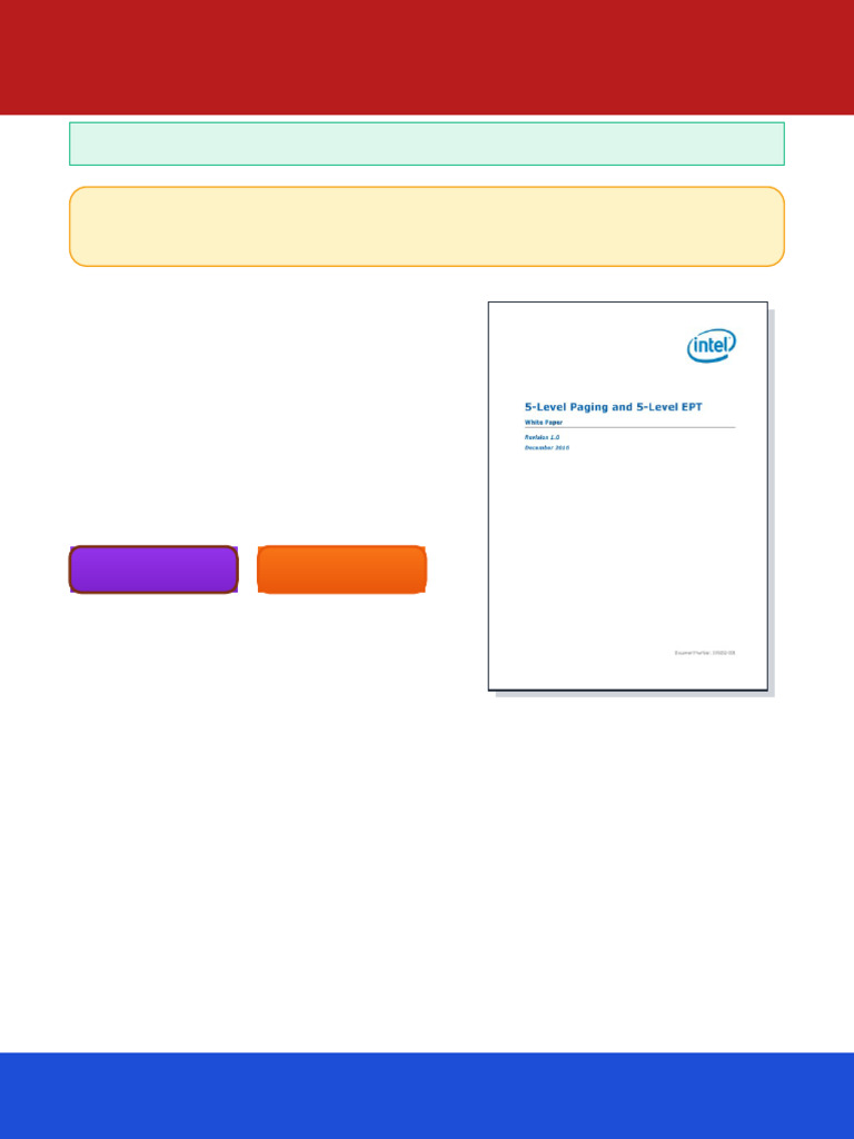 5 Level Paging and 5 Level EPT White Paper Coll. ebook 2025 ultimate pdf | PDF | Computer Data ...