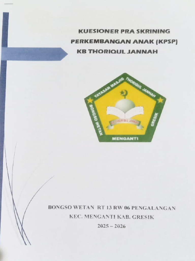 Deteksi Dini Tumbuh Kembang Anak KB | PDF